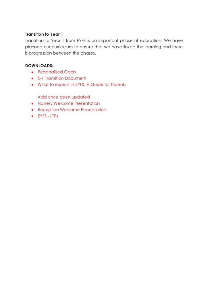 EYFS - Greengates Primary Academy